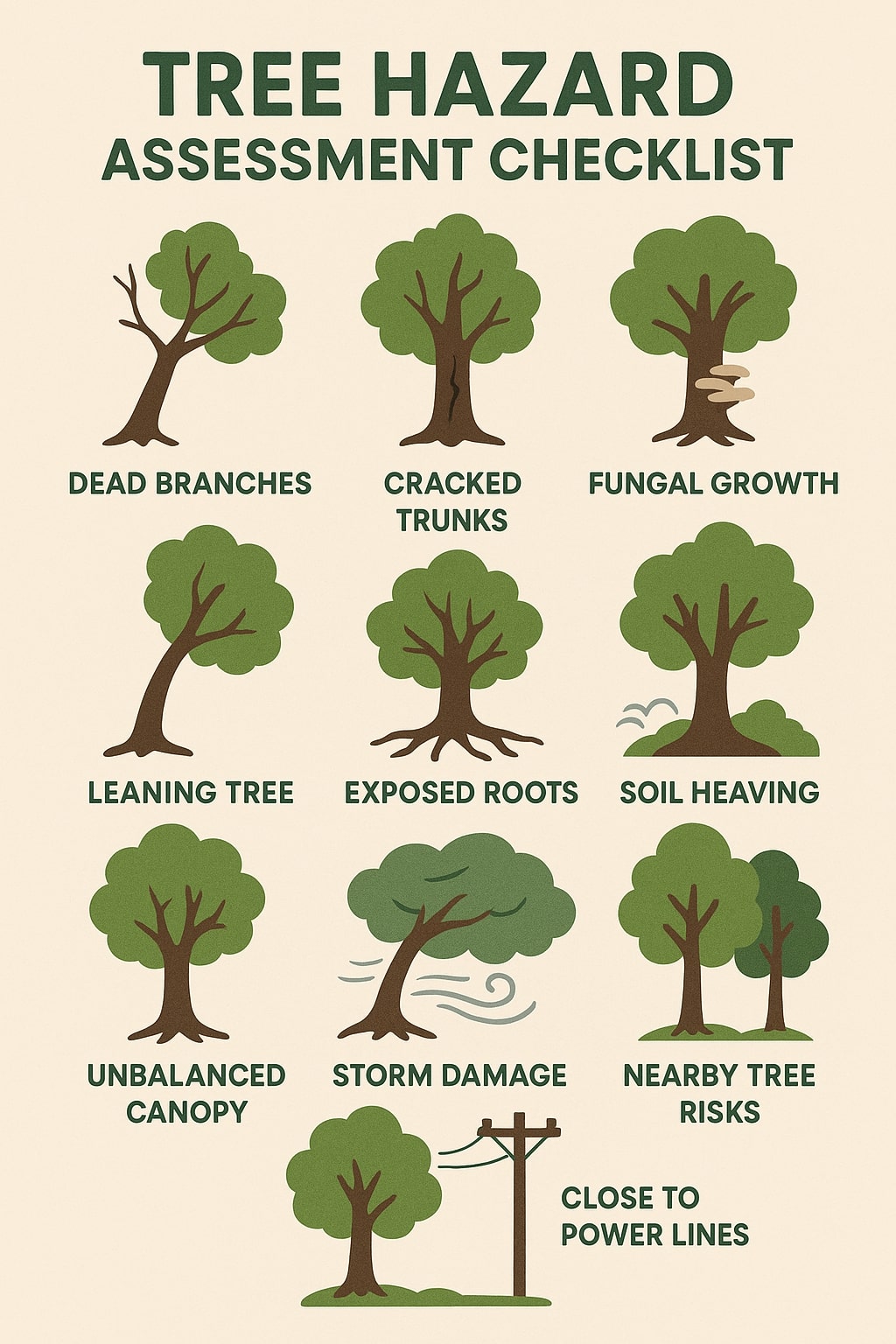 Tree Hazard Assessment Checklist for York, PA Homeowners